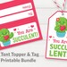 Cactus “i’m Stuck on You!” and “you Are Succulent!” Printable Valentine ...