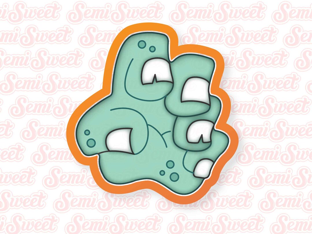 Zombie Hand Cookie Cutter Zombie Cookie Cutter Halloween Cookie Cutter ...