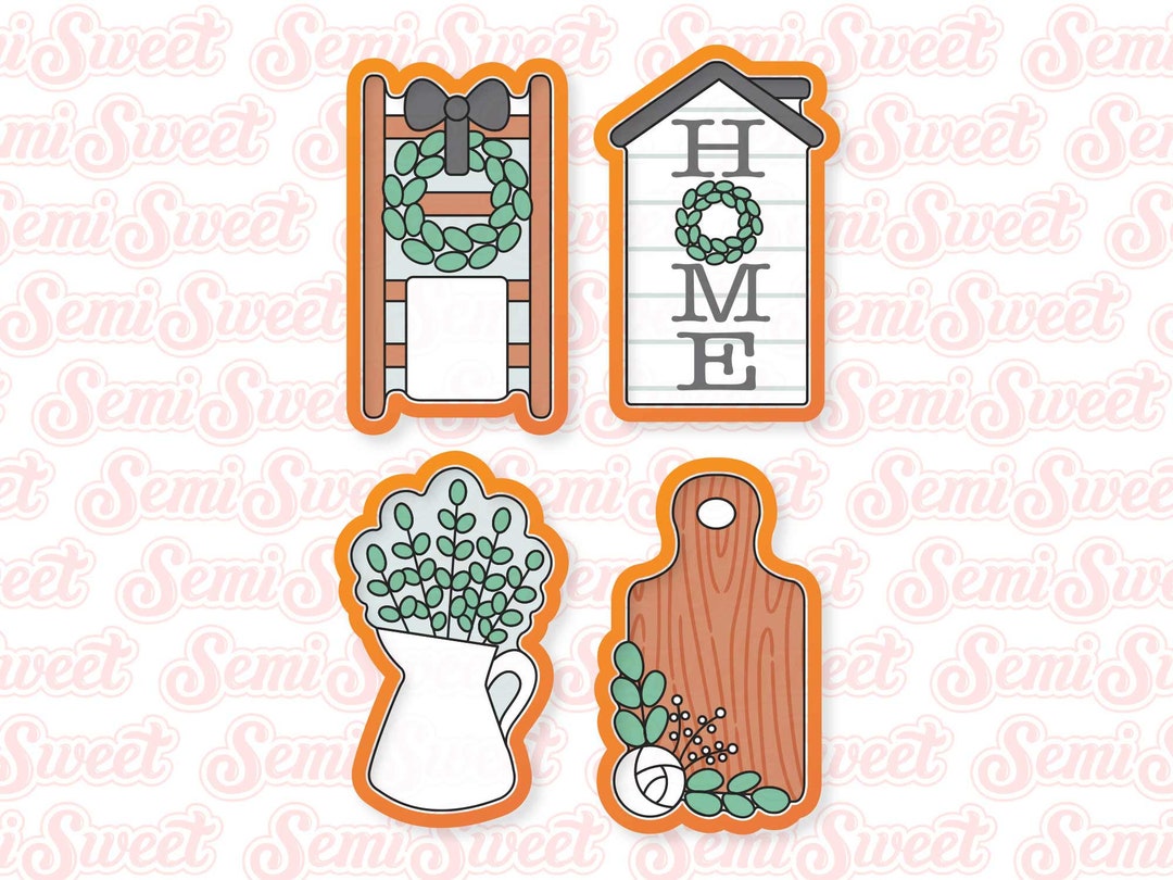 Farmhouse Decor Cookie Cutter Set - Etsy