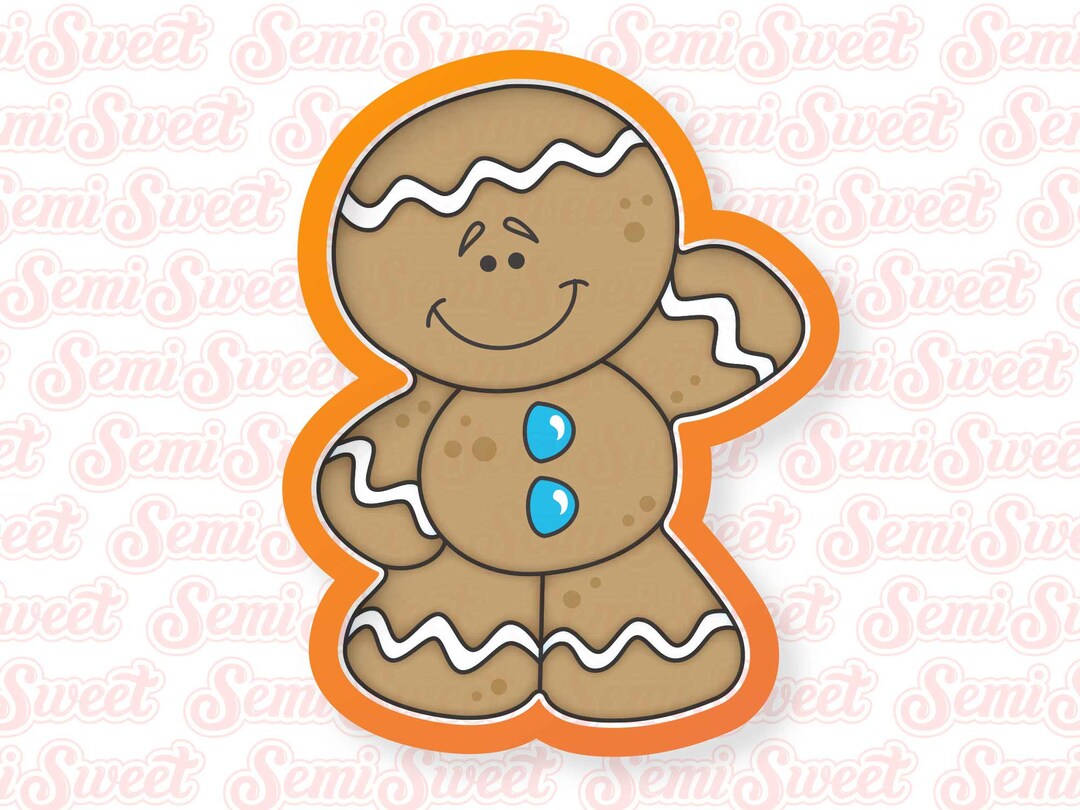 Gingerbread Man Cookie Cutter - Etsy