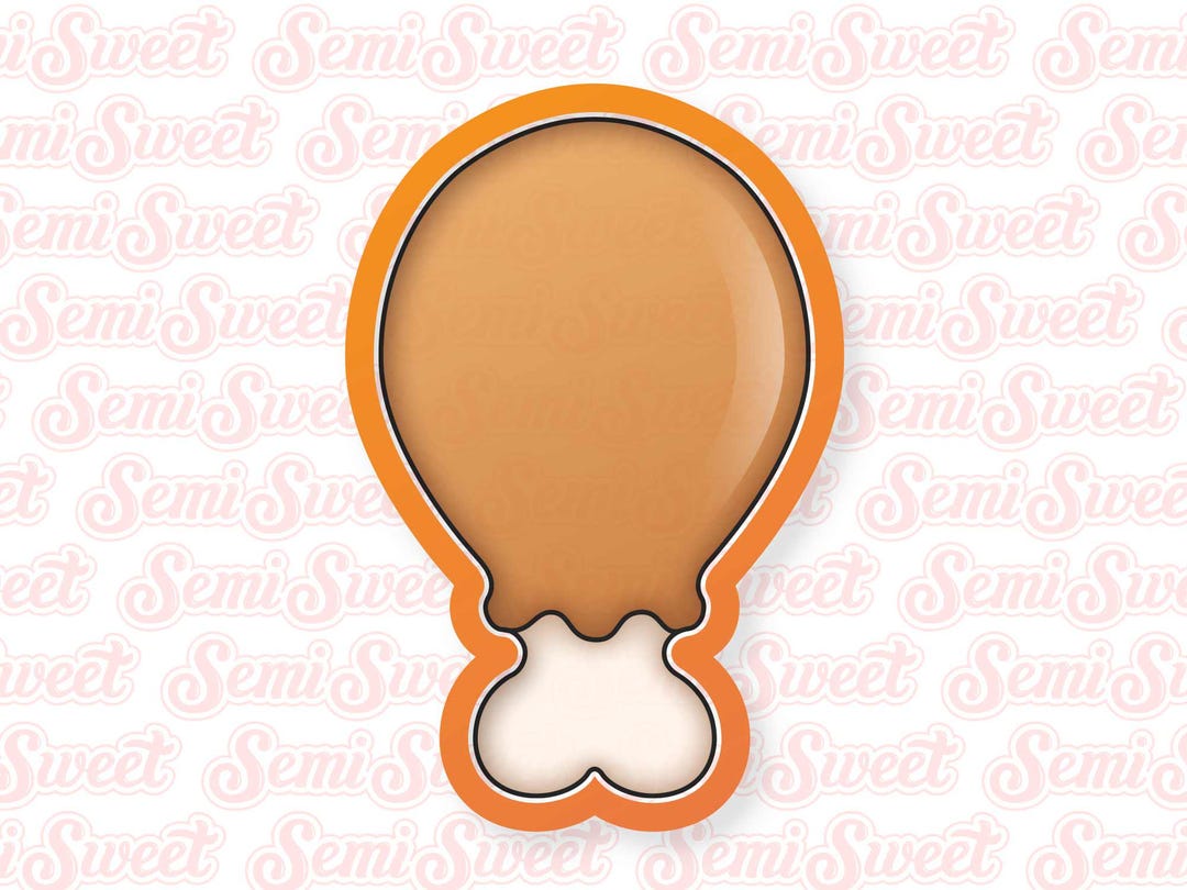 Turkey Leg Cookie Cutter Food Cookie Cutter Autumn Cookie Cutter Fall ...