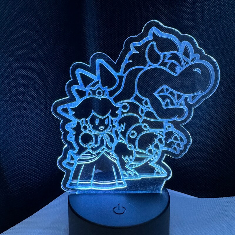Super Mario Bowser Lamp - Etsy