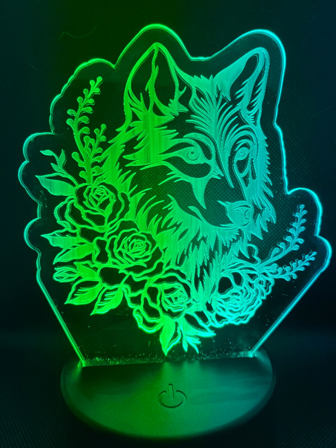 Wolf Nightlight for Animal Lovers - Etsy