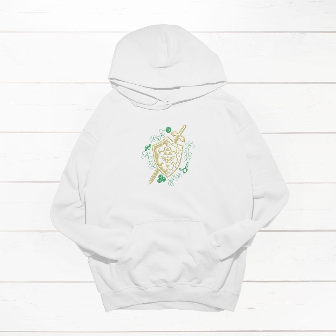 Embroidered Master Sword Full Color Unisex Hoodie - Etsy