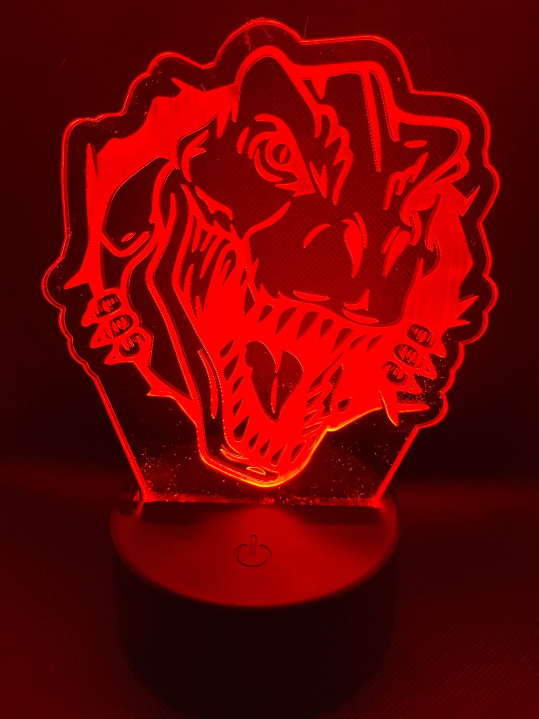 T-rex LED Nightlight With Remote Control - Color Changing Dinosaur ...