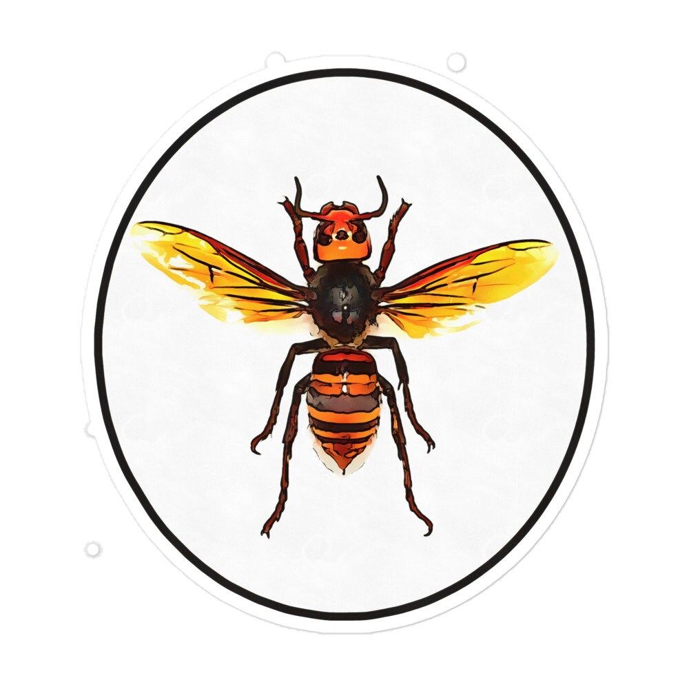 Wasp Sticker - Etsy