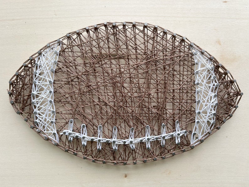 Football String Art | Football Season Art Gift | Unique Football Art ...