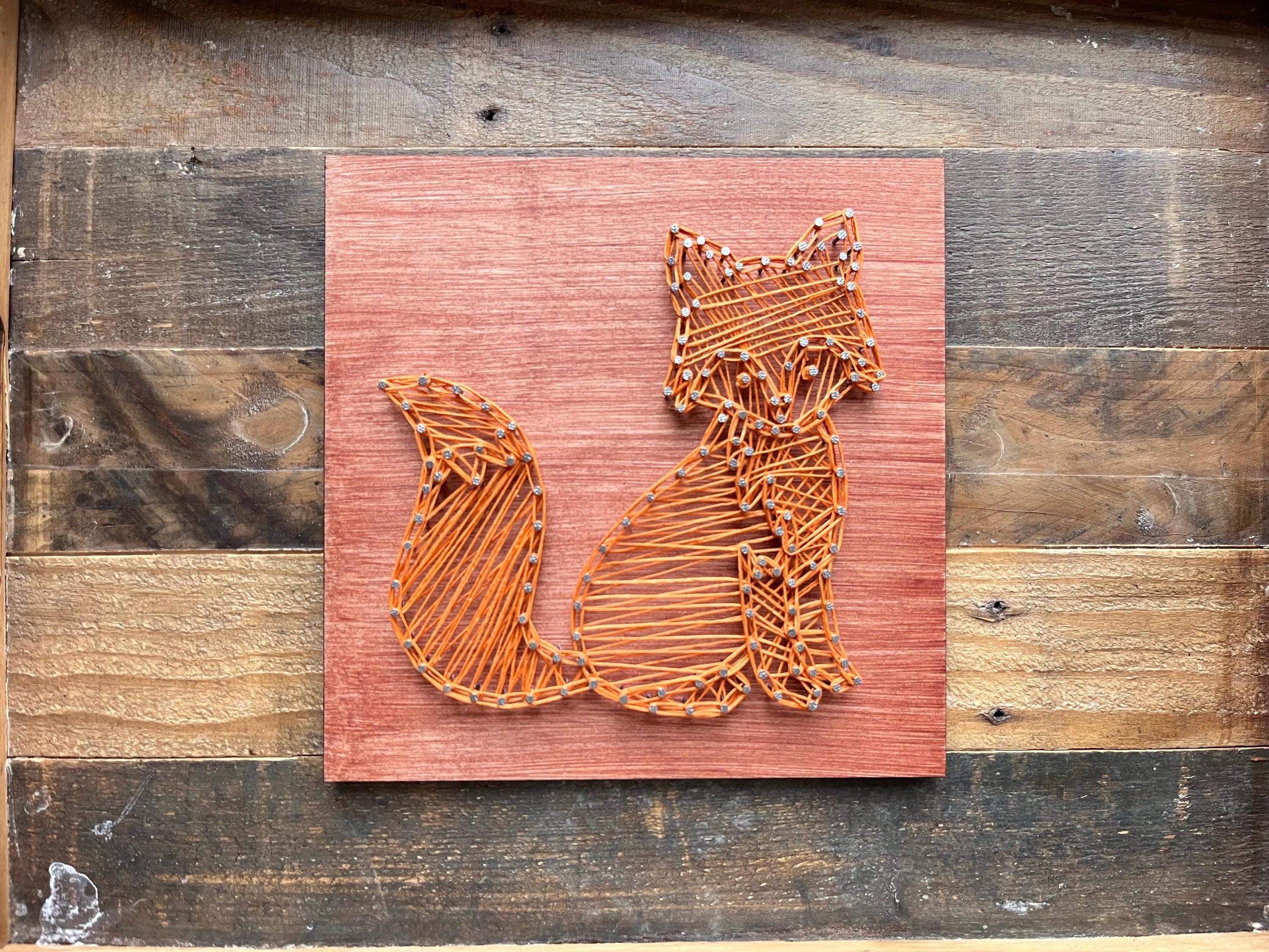Fox String Art | Giraffe String Art | Baby Gift String Art | Unique ...