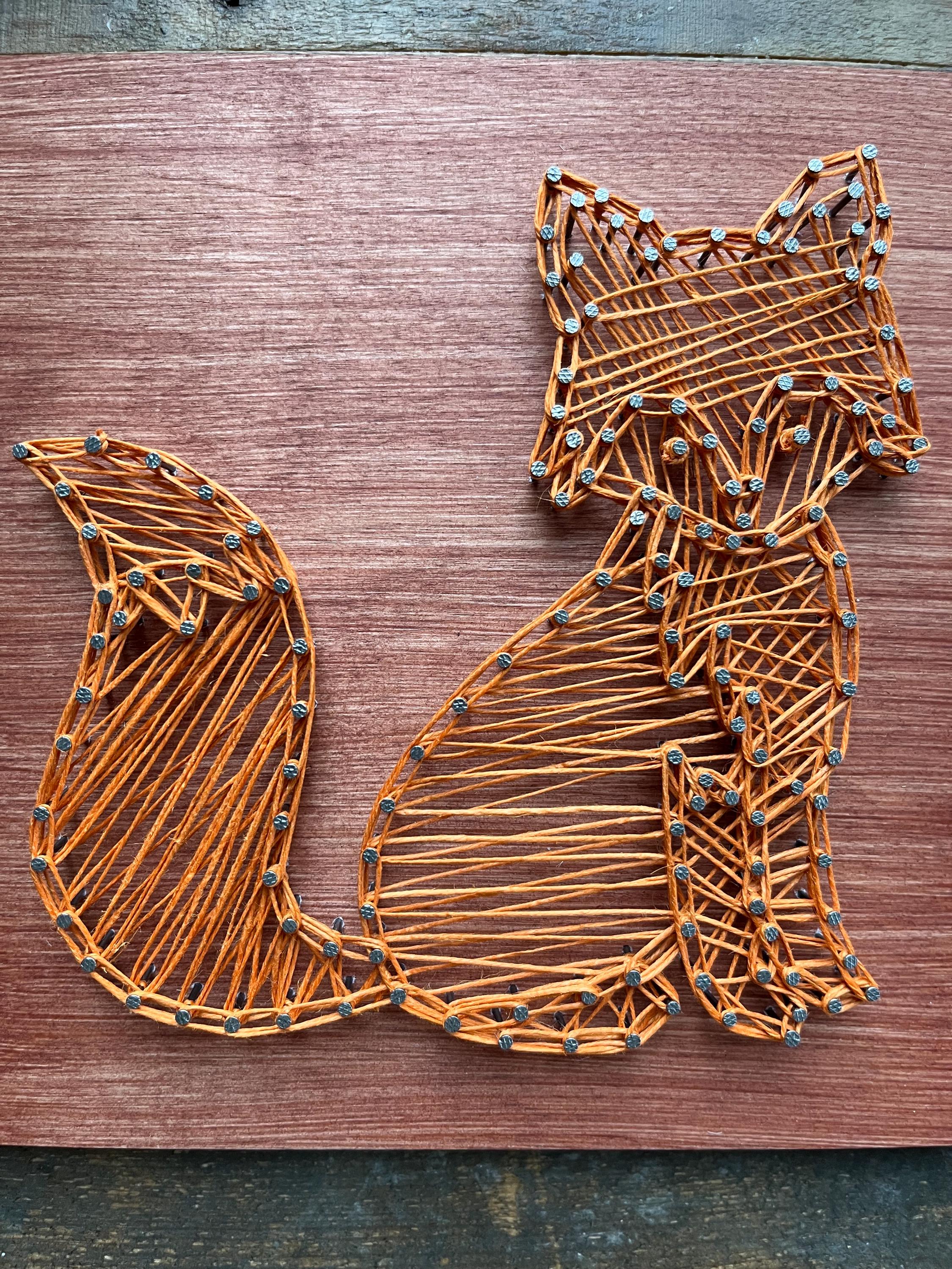 Fox String Art | Giraffe String Art | Baby Gift String Art | Unique ...
