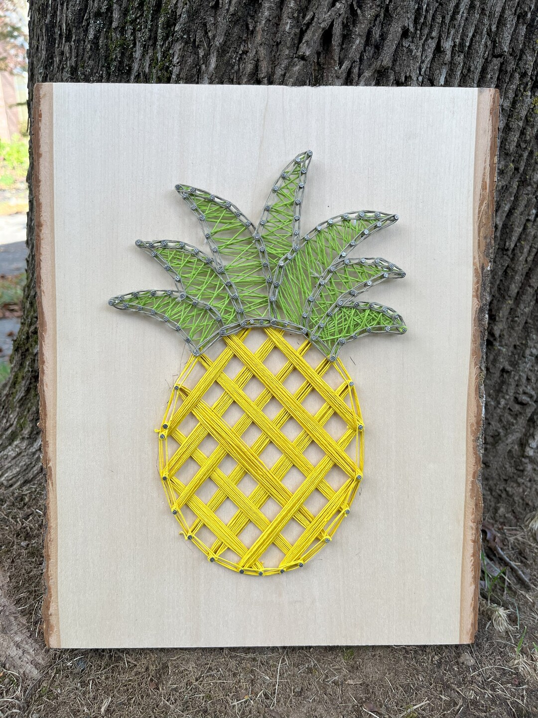 Pineapple String Art Handmade Pineapple Decor Pineapple - Etsy