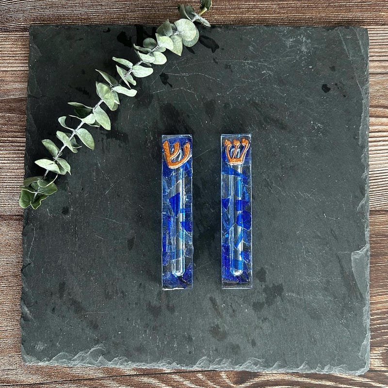 Hamsa Mezuzah Baby - Etsy