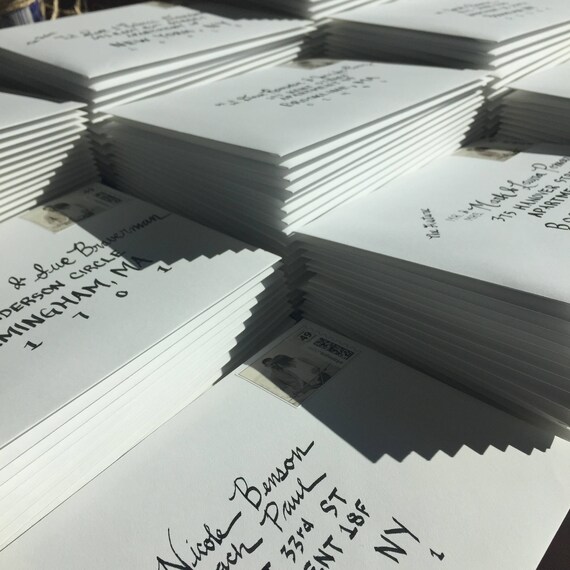 Envelope Addressing | Etsy