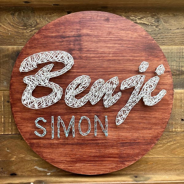 Name String Art - Etsy