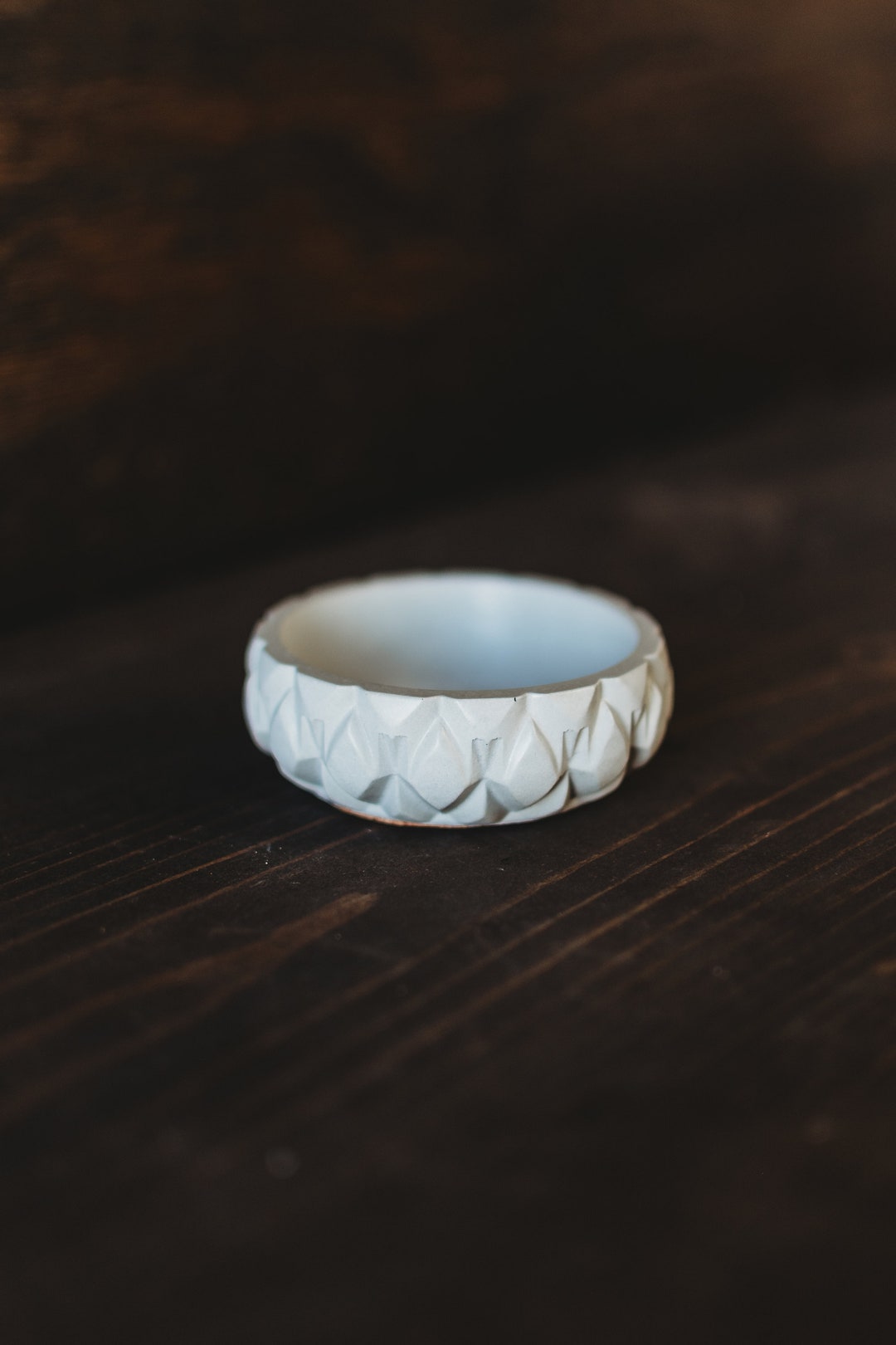 Mini Vintage-style Container| Handmade Concrete Holder | Mini Cement ...