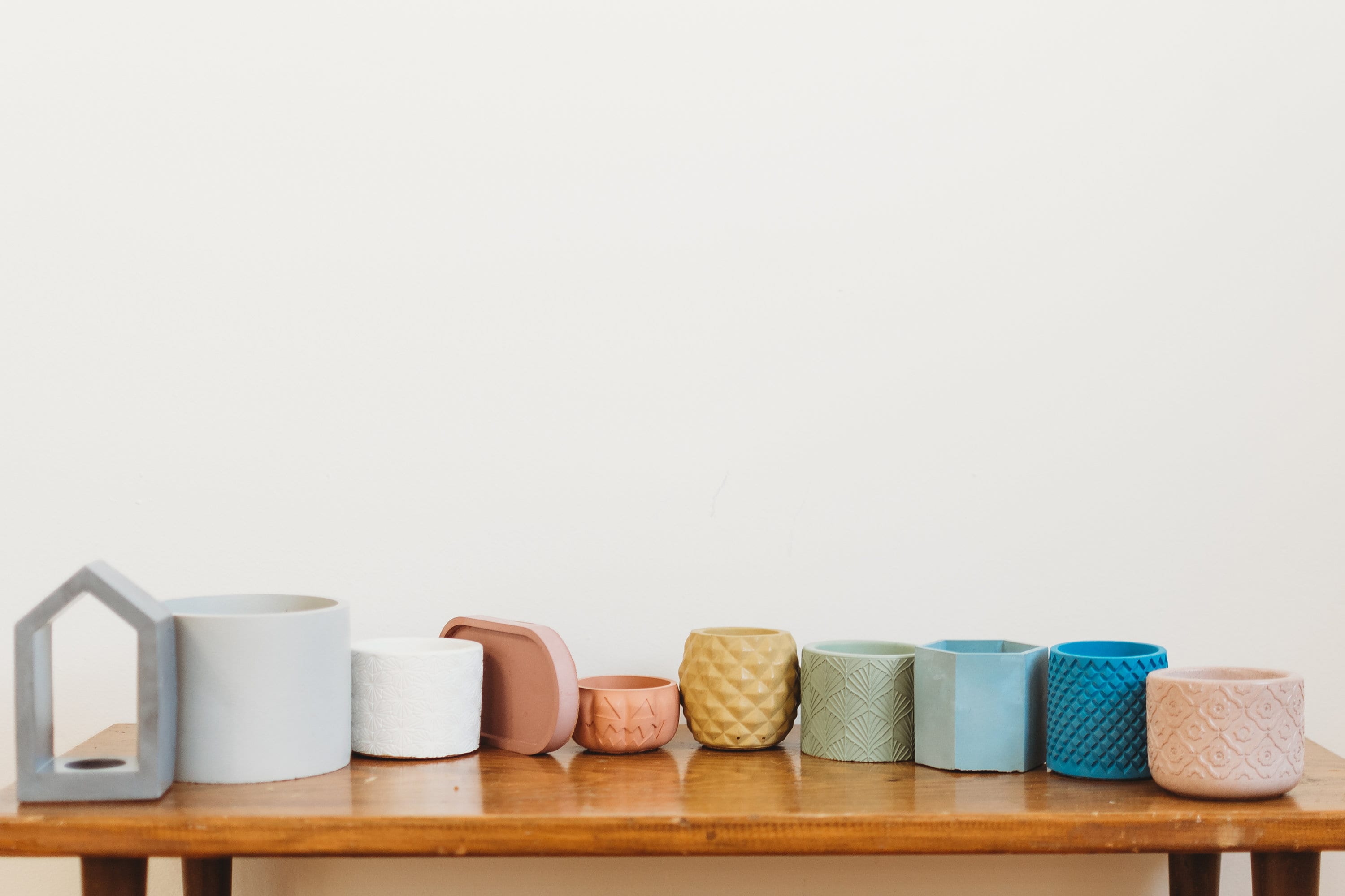 Handmade Sphere Container | Round Cement Planter | Spherical Concrete ...