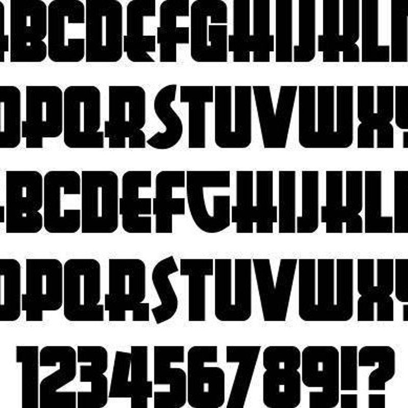 Space Jam Font - Etsy