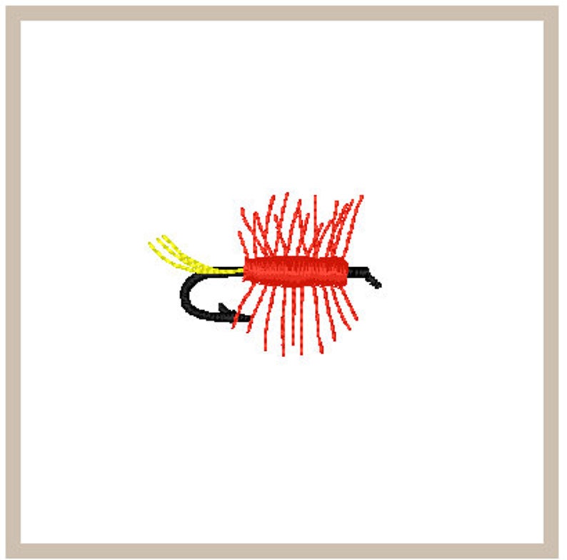 Fly Fishing Flies Embroidery Design Pes Dst Sew Jef File | Etsy
