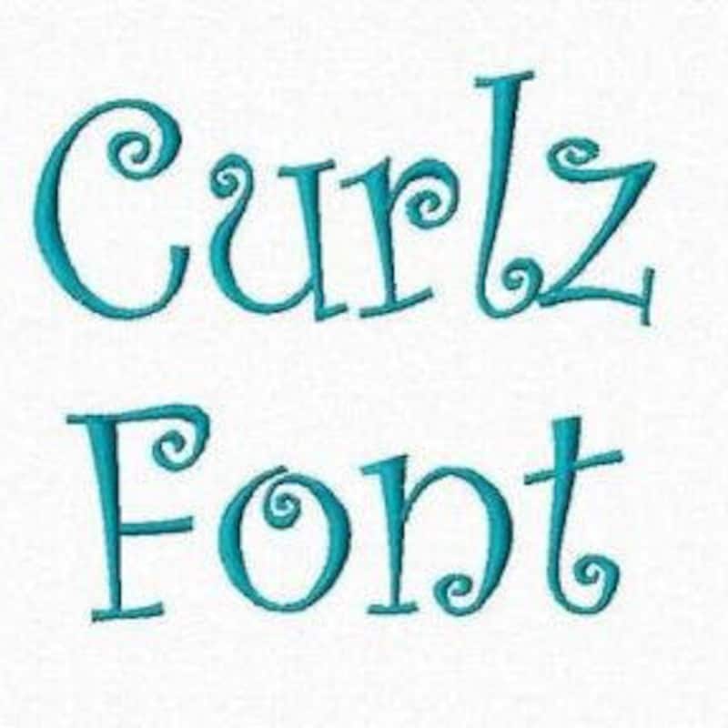 Curlz Monogram Font - Etsy