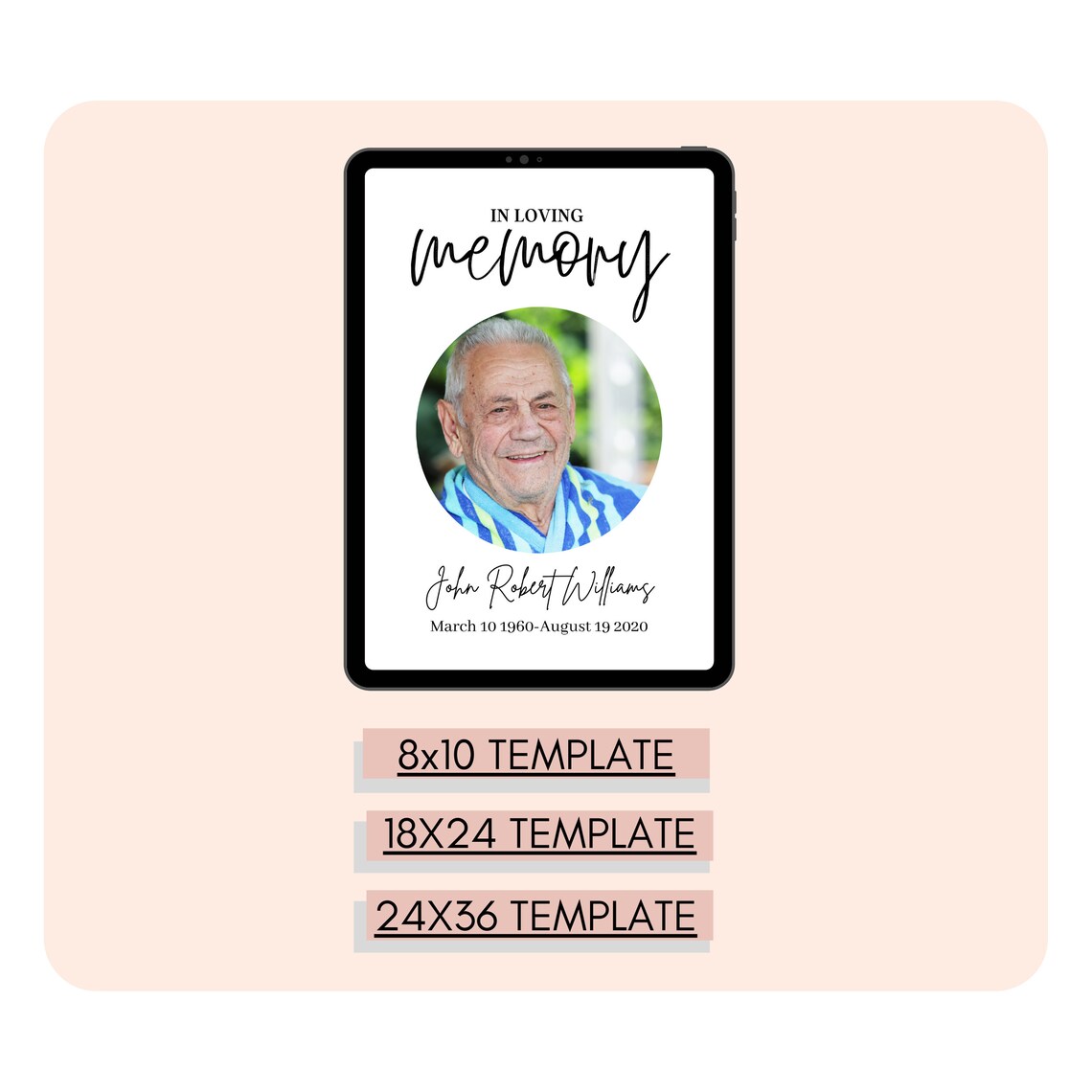 In Loving Memory Sign Memorial Sign Funeral Welcome Sign - Etsy