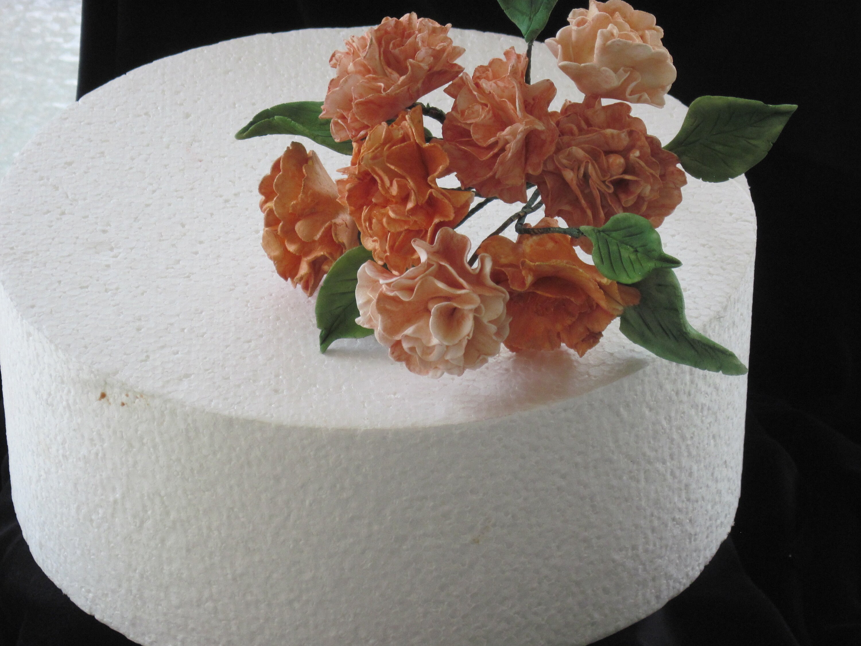 Orange and Copper Carnation Bouquet - Etsy