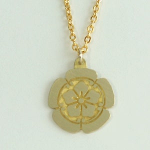 Oda Melon Kamon - Oda Uri Kamon - Japanese Clan Crest Pendant - Etsy