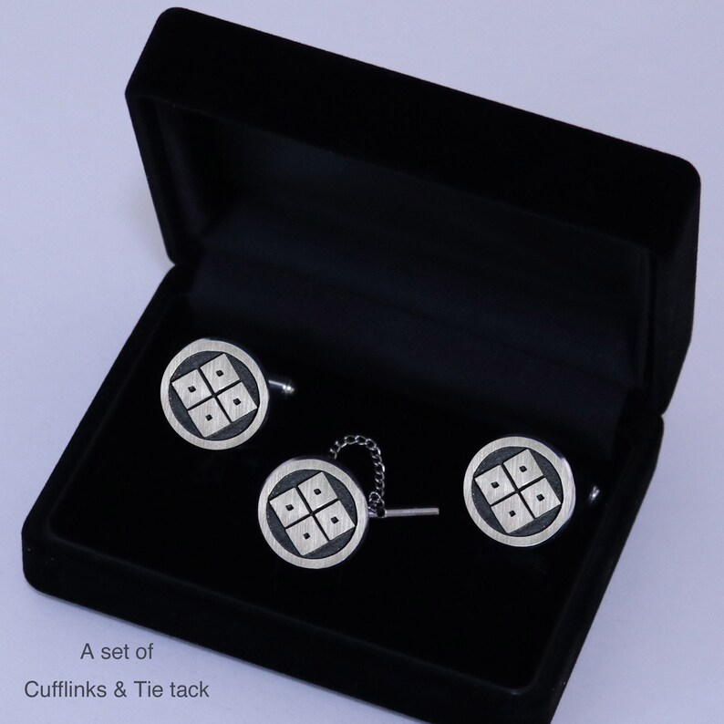 Four Eyes in a Circle Silver Tie Tack / Lapel Pin Japanese - Etsy