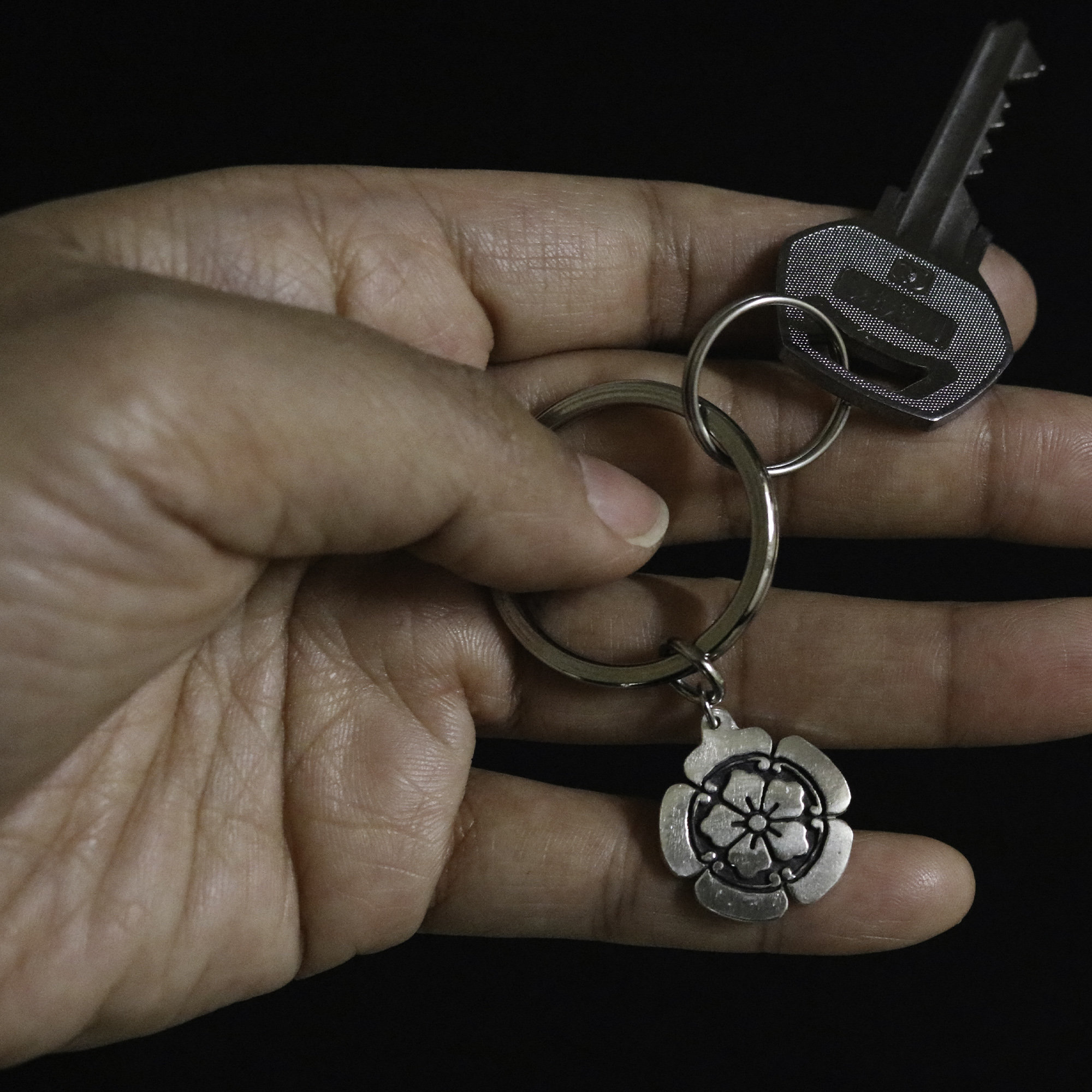 Oda Melon Kamon Japanese Clan Crest Silver Key Holder | Etsy