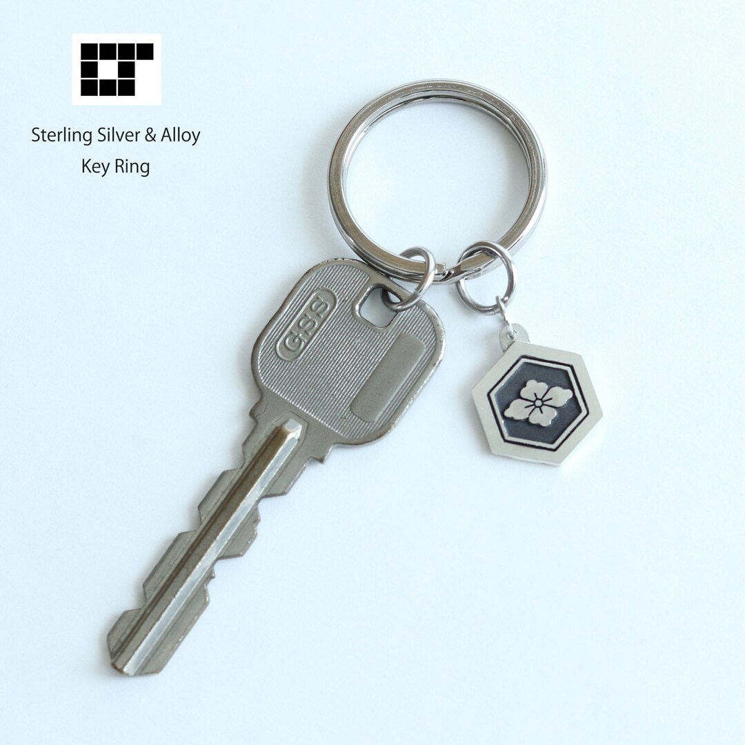 Hanabishi in a Hexagon - Key Chain - Kamon - Japanese Family Crest - Etsy