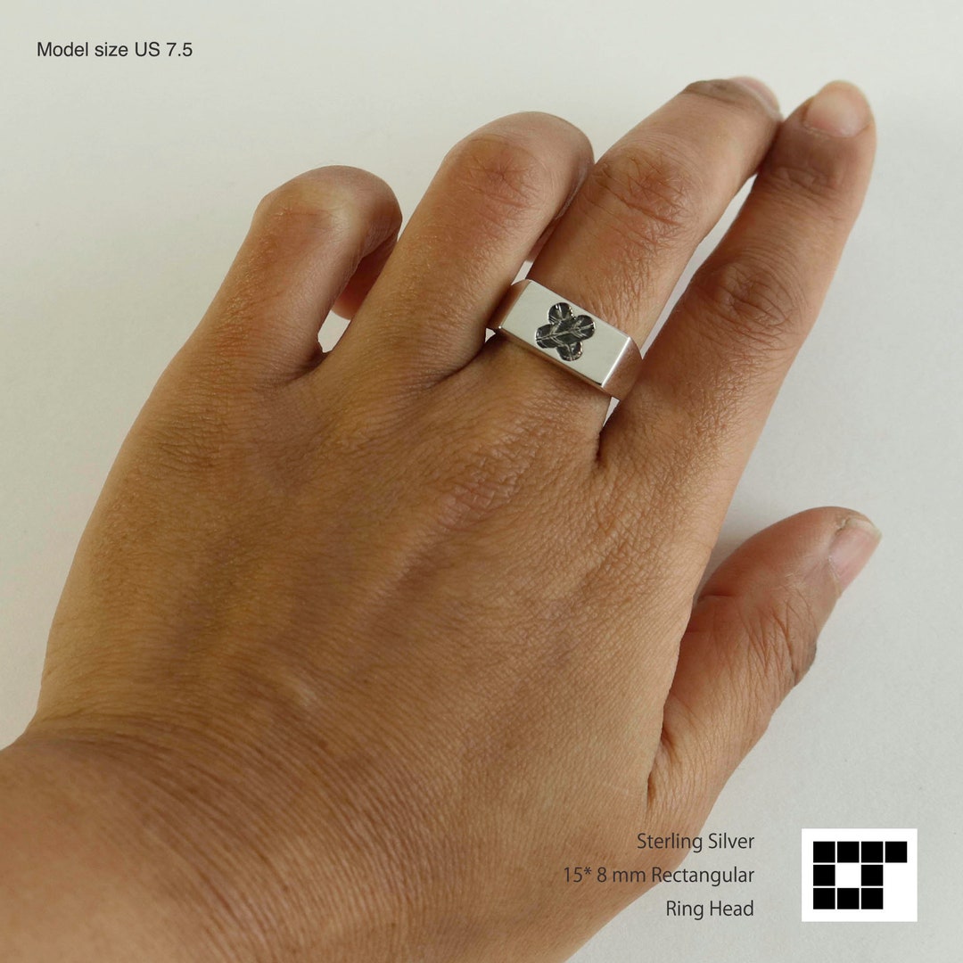 Crossing Hawk Featheri Ring - Japanese Kamon - Signet Ring - Etsy