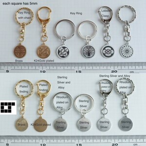 Maruni Shippou Ni Kikyo - Key Chain - Kamon - Japanese Family Crest - Etsy