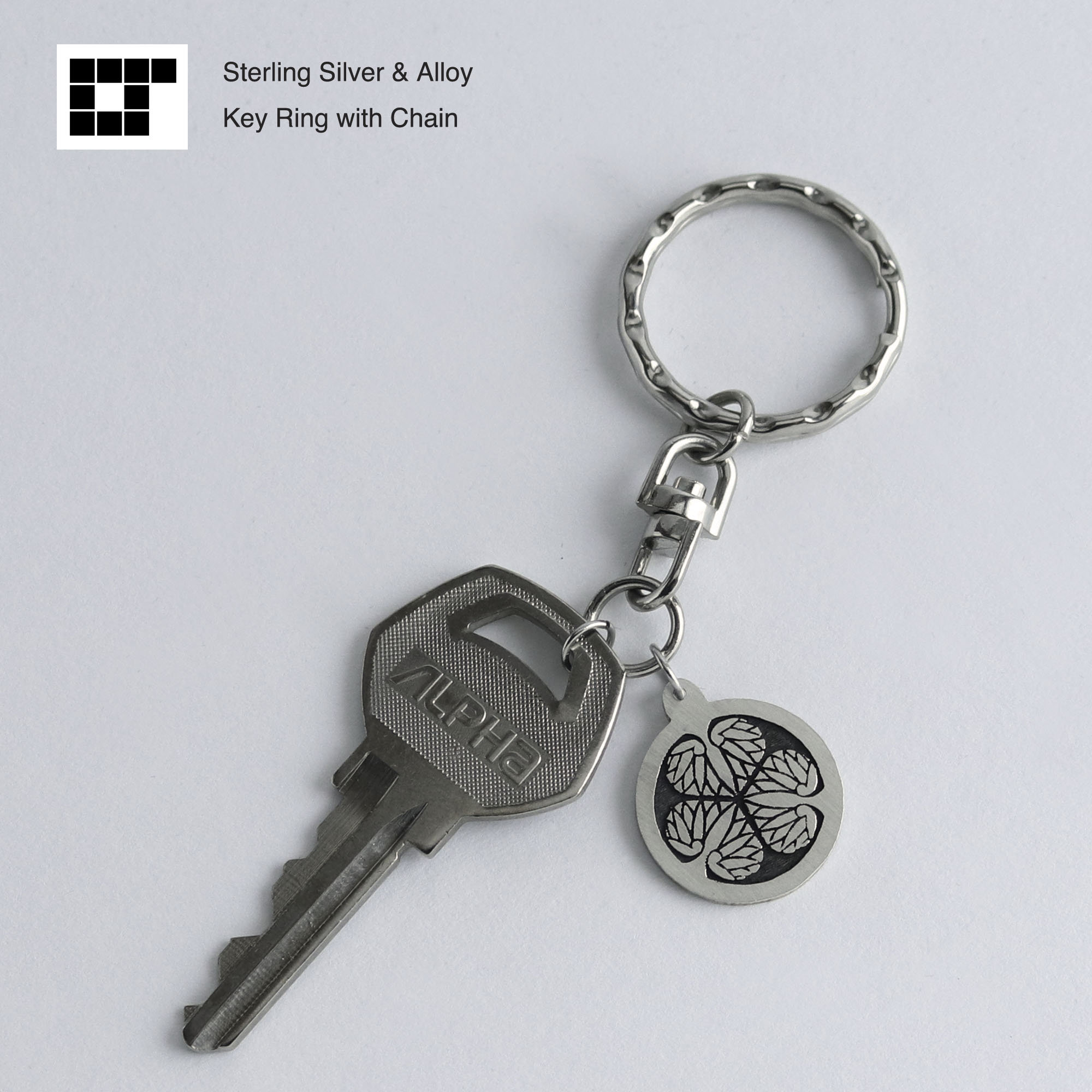 Tokugawa Mallow Key Chain Kamon Japanese Family Crest - Etsy