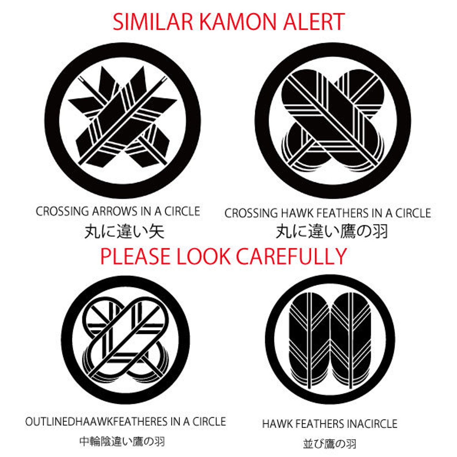 Crossing Arrows in a Circle Maru Ni Chigai Ya Japanese - Etsy