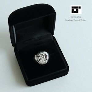 Three-swirled Wisteria (kuroda) Kamon - Japanese Family Crest Ring - Etsy