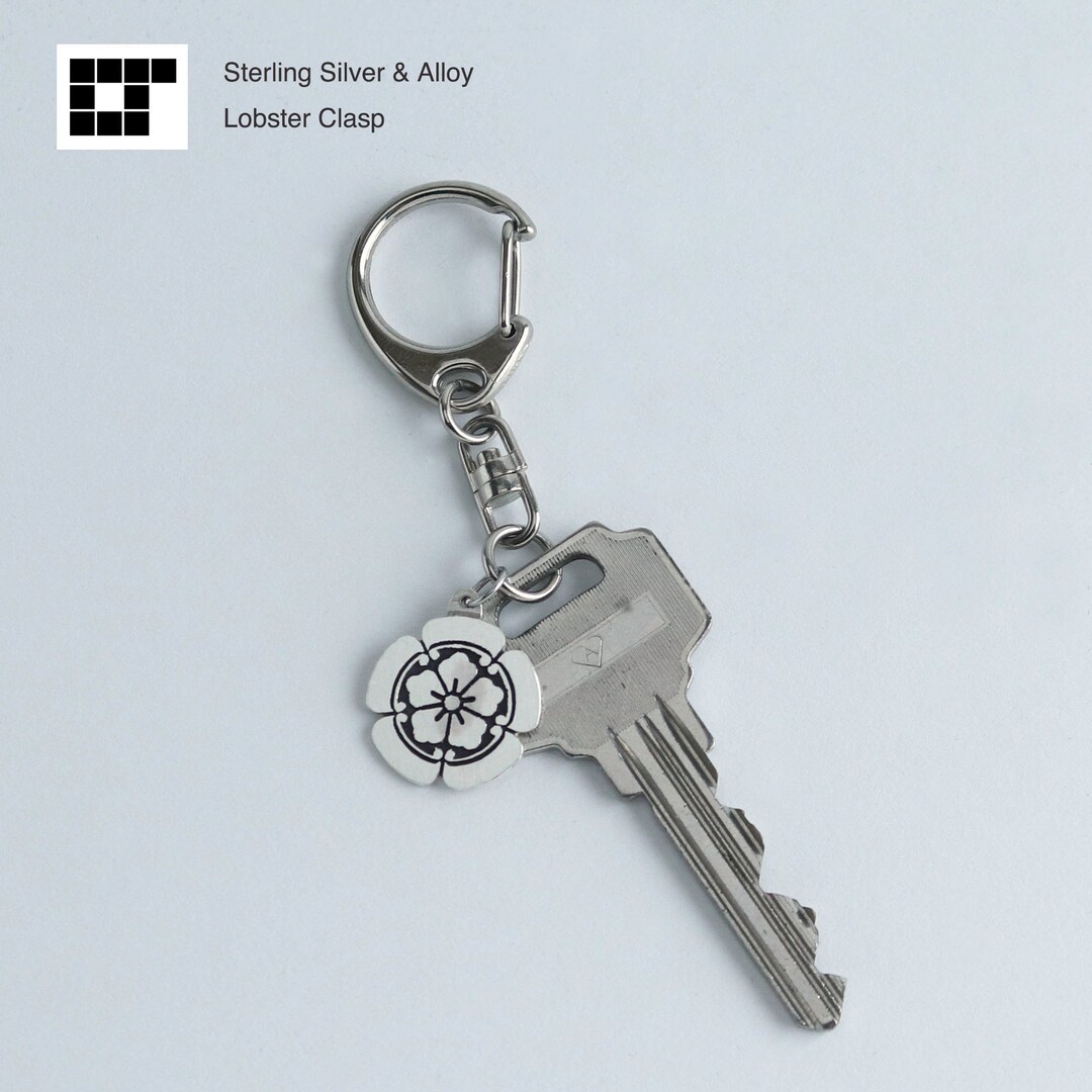 Oda Melon Kamon Japanese Clan Crest Silver Key Holder - Etsy