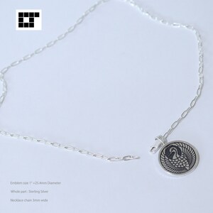 A Crane in a Circle - Tsurumaru - Kamon Pendant - Japanese Family Crest ...