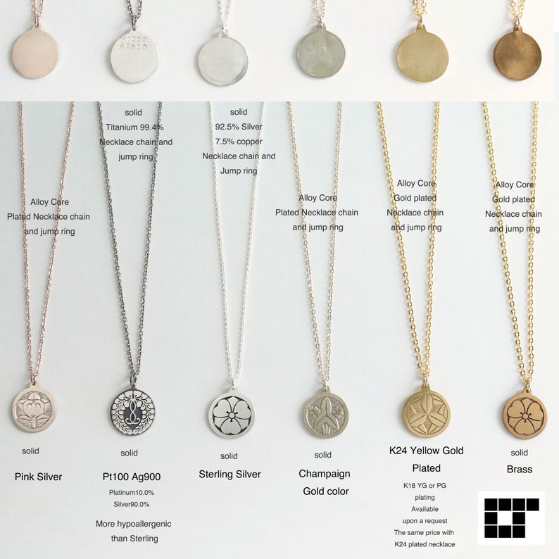 Three Oak Leaves in a Circle Japanese Kamon Pendant - Etsy