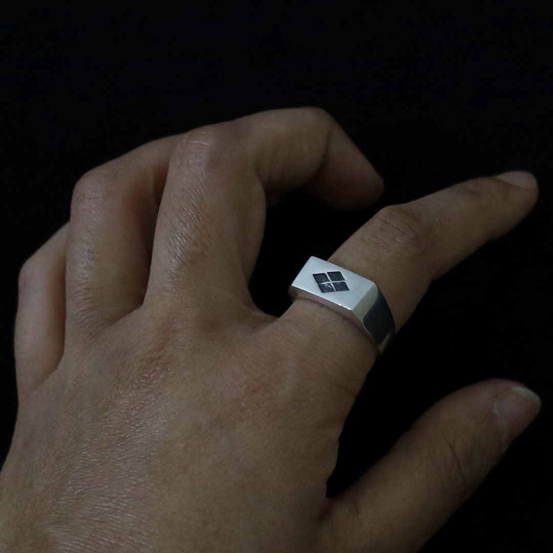 Takeda-hishi Ring - Japanese Kamon - Signet Ring - Etsy