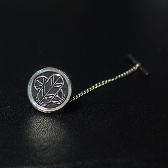 1.9cm diameter. Antique isle of man button in silver and white stone ...