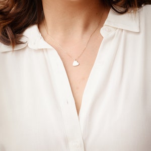 Personalized Heart Initial Necklace for Women,family Initial Necklace ...