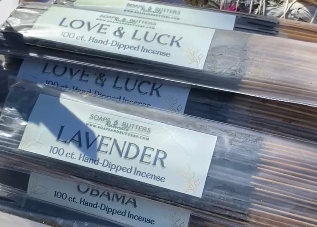 100 Hand Dipped High Quality Aromatherapy Incense Sticks, Fragrant Non ...