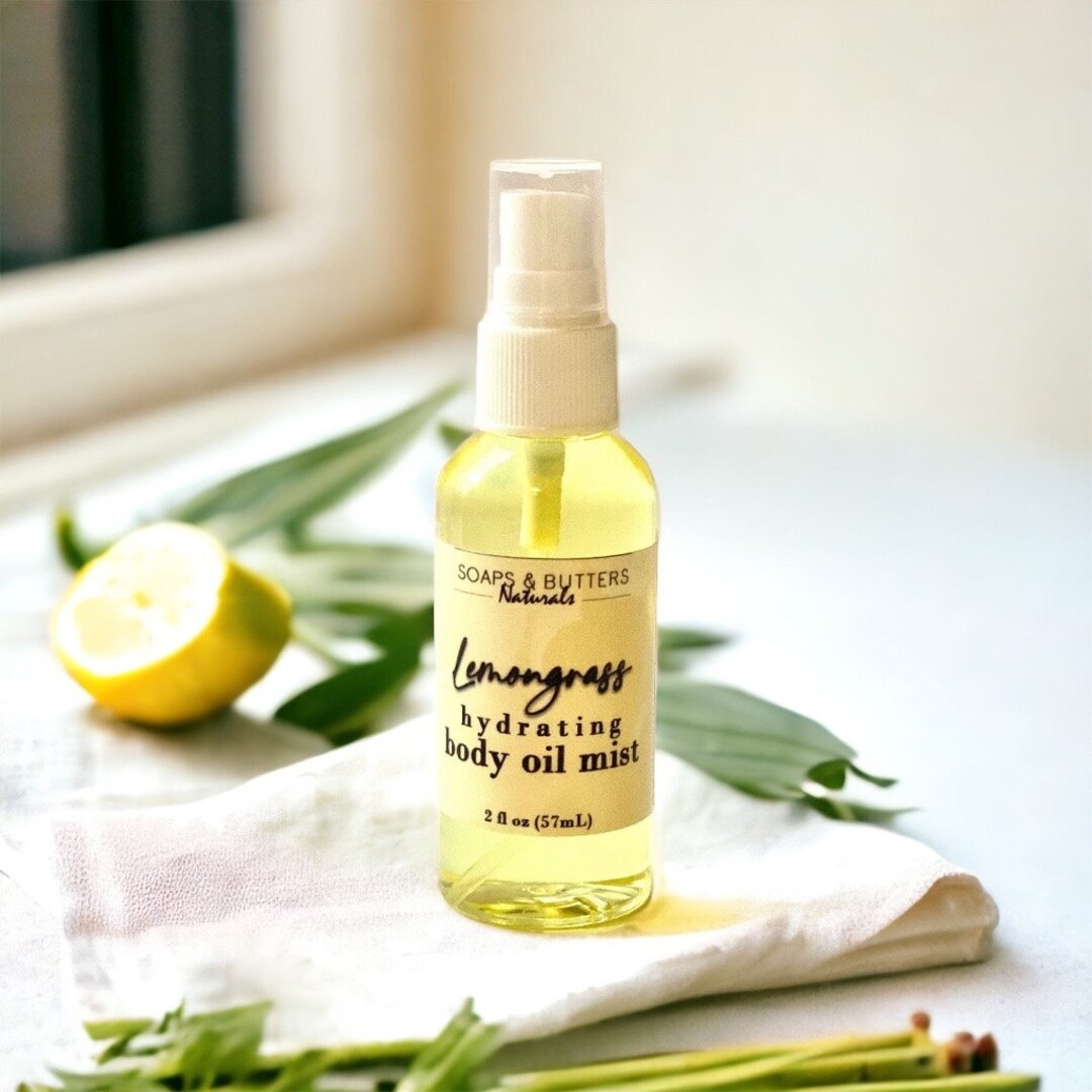 Lemongrass Scent Natural Perfume Spray, Handmade Perfume Fragrance Oil ...