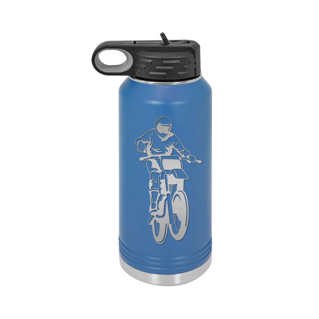 Personalized Stainless Steel Water Bottle With Choice of Motorcycle ...