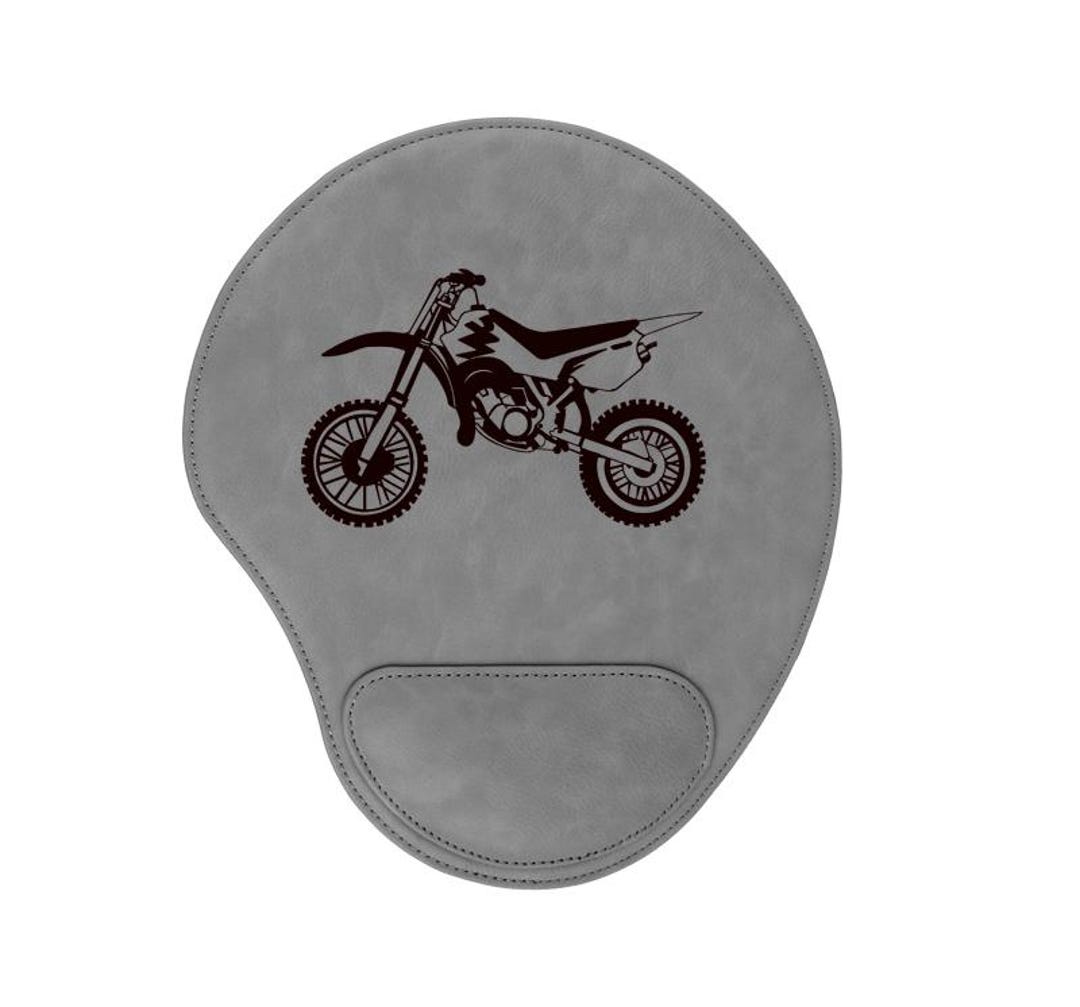 Personalized Leatherette Motorcycle Mouse Pad With Your Choice of ...