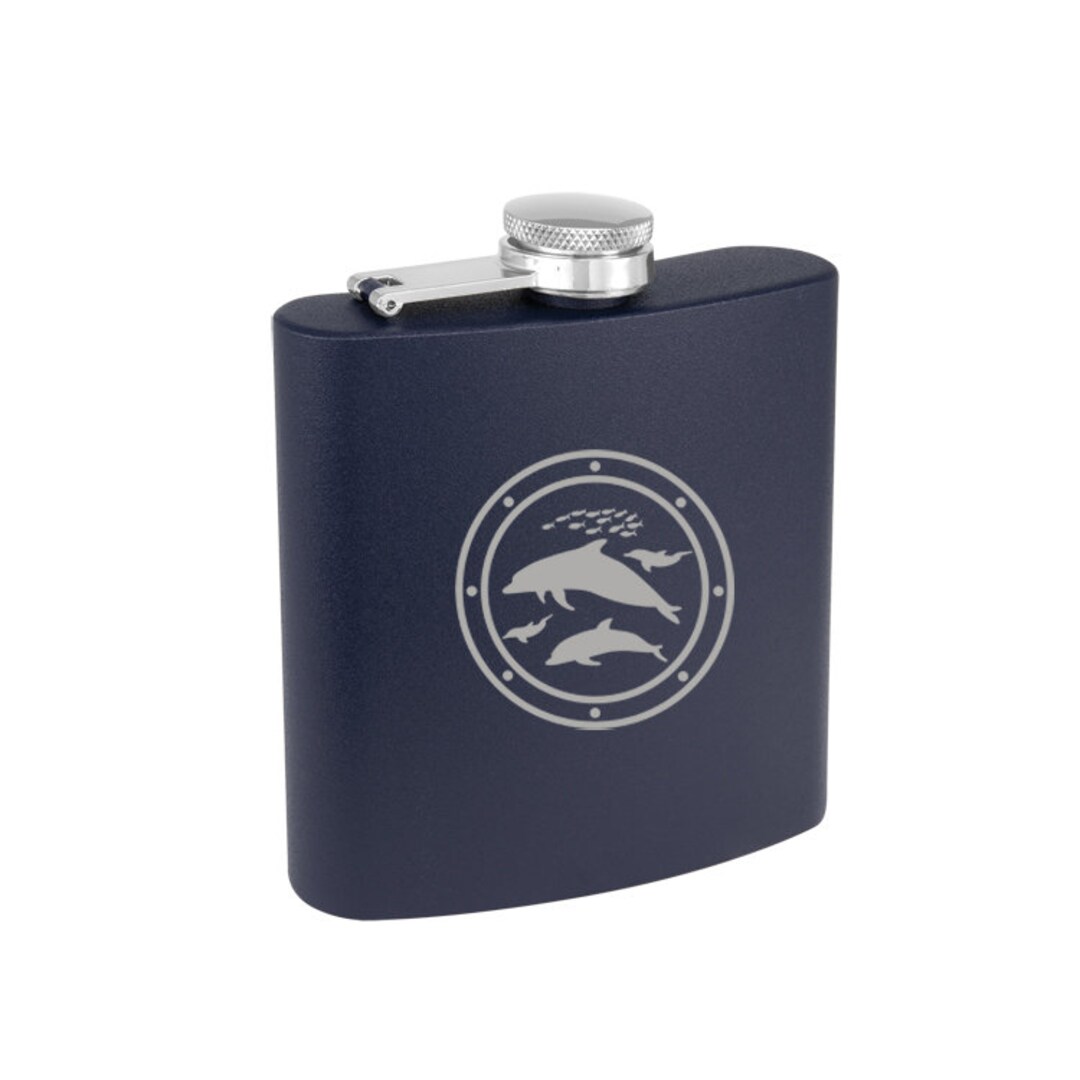 Stainless Steel Flask With Your Choice of Marine Life Design - Etsy
