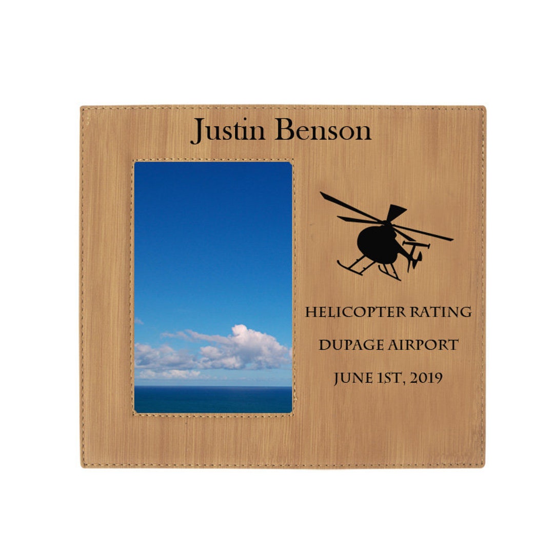 Large Engraving Area Leatherette Picture Frame With Your Choice of ...