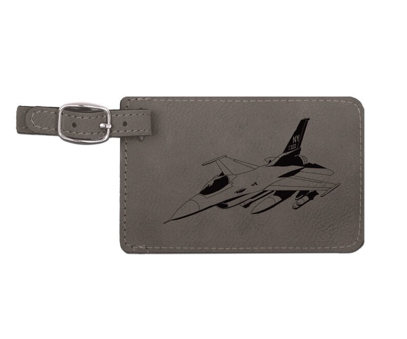 Military Aircraft Leatherette Luggage Tag With Your Choice of - Etsy