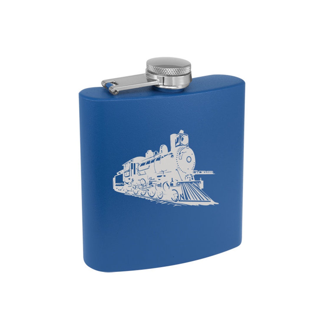 Stainless Steel Flask With Your Choice of Train Design | Train Lover ...