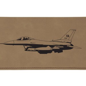 Engraved Leatherette Checkbook Cover - Military Aircraft Designs ...