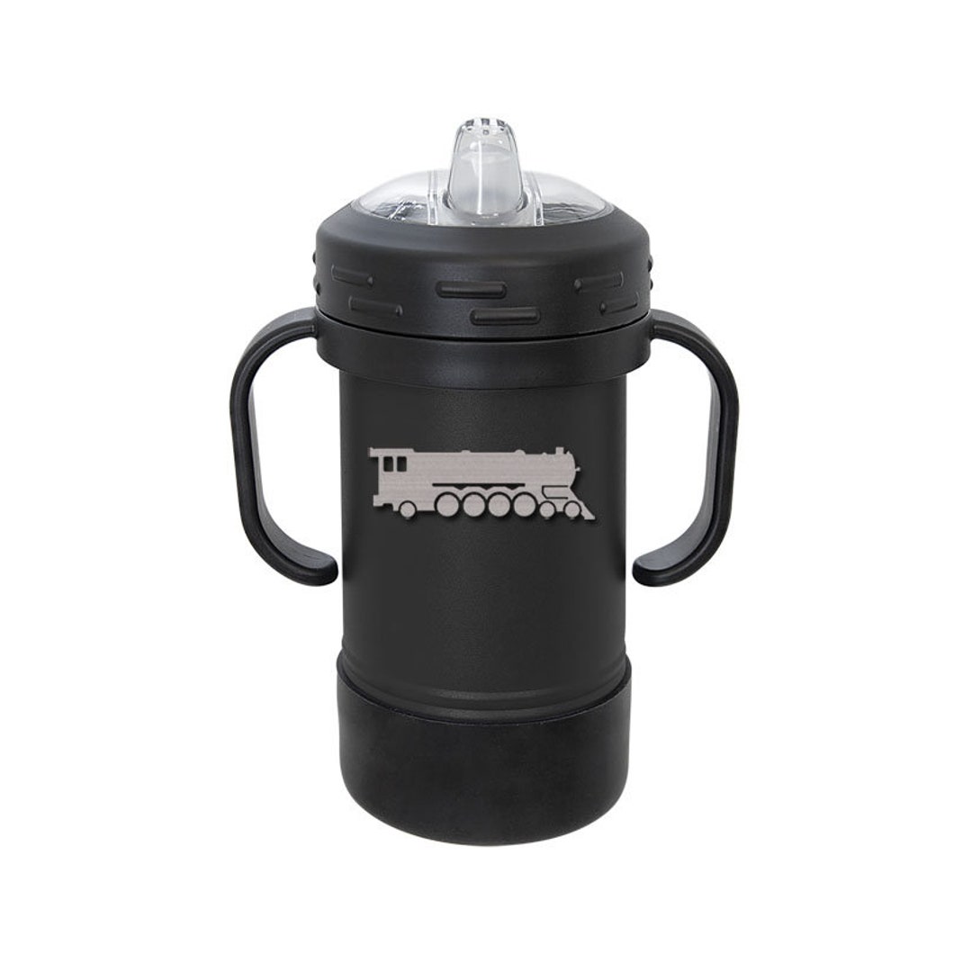 Engraved Stainless Steel Sippy Cup With Choice of Train Design | Train ...