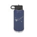 Personalized Stainless Steel Water Bottle With Choice of Airplane ...